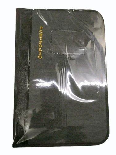 Leather Document File Folder Black Size B4 At 120 Piece In New Delhi ID 2853324763288