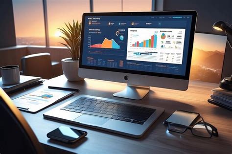 Premium Photo Concept Of Digital Marketing Analytics Marketing Data