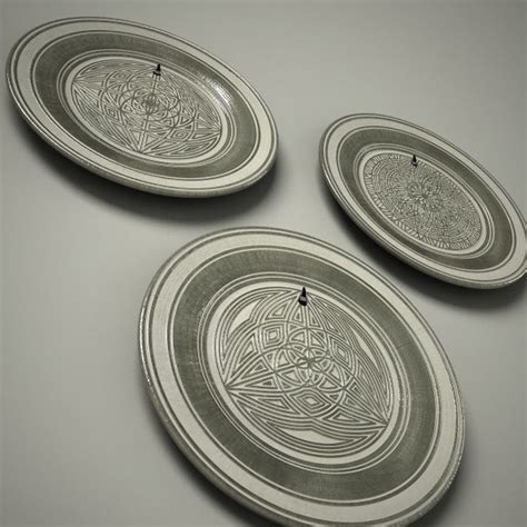 기하학적 디자인 벽 요리 5 3d 모델 19 C4d 3ds Dxf Fbx Obj Free3d