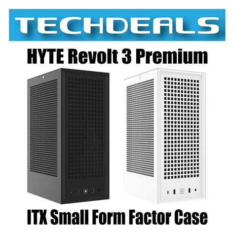 Hyte Revolt 3 Premium Itx Small Form Factor Case Black White