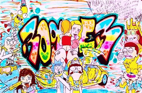 Rick And Morty Graffiti Art [pt 1] By Rogersav On Deviantart