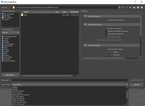 cannot import or export stl files in maya maya 2020 autodesk