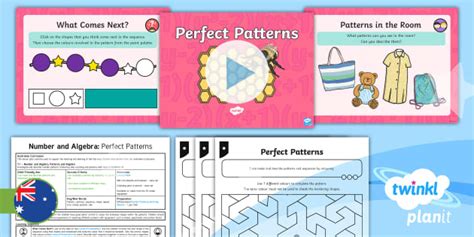 Year 1 Patterns And Algebra Pattern And Sequence Resource Pack