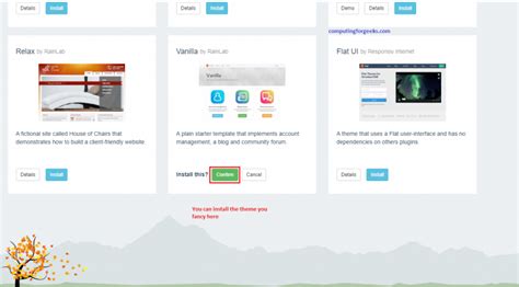 Install And Configure October Cms On Centos Stream 8 Computingforgeeks