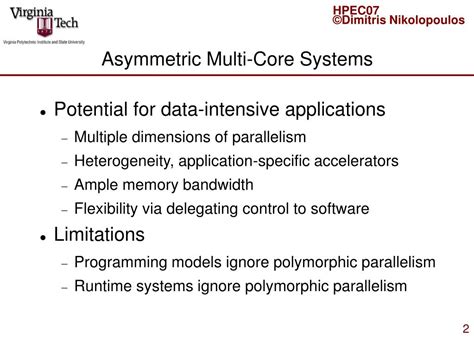 Ppt Synthesizing Parallel Programming Models For Asymmetric Multi Core Systems Powerpoint