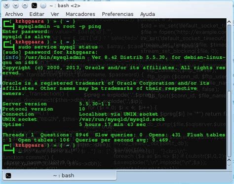 10 Comandos Para Administrar Bases De Datos Con Mysqladmin