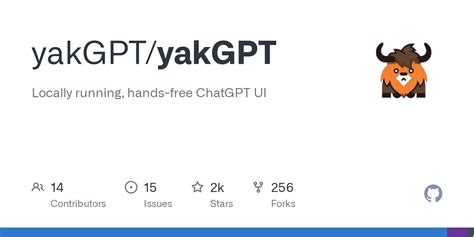 github yakgpt yakgpt locally running hands free chatgpt ui