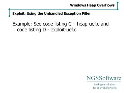 Windows Heap Overflows Ppt Download