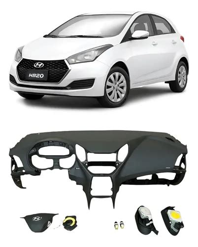 Kit Air Bag Hyundai Hb20 2013 2014 2015 2016 2017 2018 2019 Preto