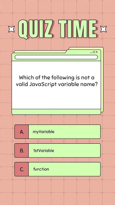 Javascript Quiz Time Youtube
