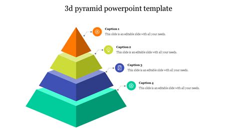 Buy D Pyramid PowerPoint Template Design Four Node