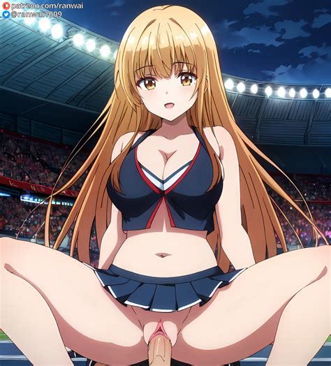 Rule 34 Ai Generated Anime Blonde Hair Bondage Cheerleader Cheerleader Outfit Cowgirl Position