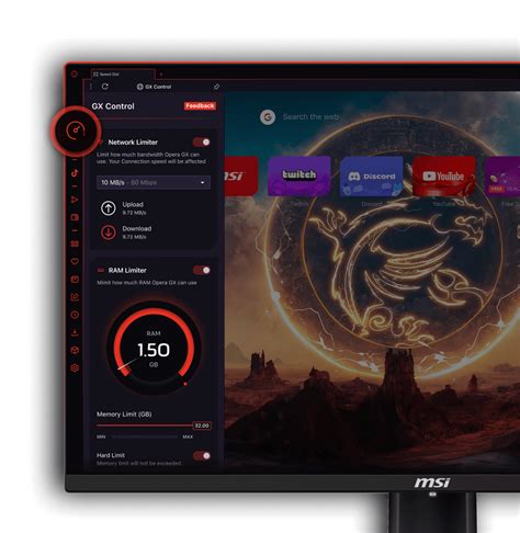 Opera GX MSI Edition Powering Your Browser Revolution Gaming Browser MSI