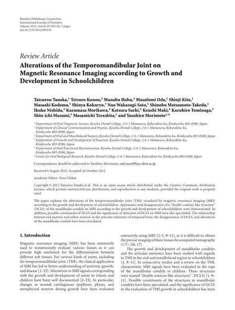 Pdf Alterations Of The Temporomandibular Joint On Magnetic Resonance Imaging According To