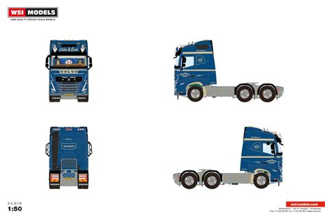 Preben Jorgensen Volvo Fh5 Globetrotter 6x2 Tag Axle At Modeller