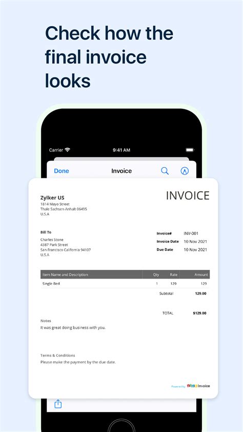 Invoice Generator Zoho For Iphone Download