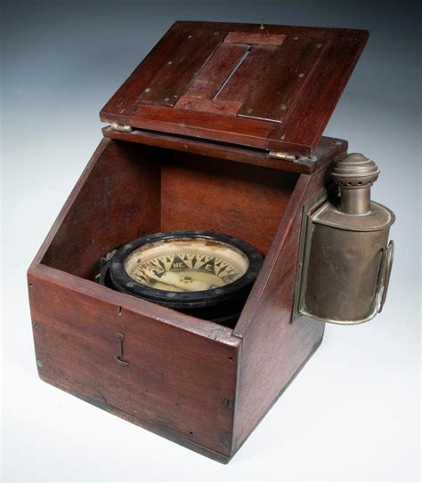 Lot Ritchie Boston Boxed Ships Compass