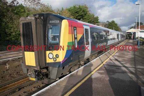 Uk Railway Photograph Of Emu Class 444 444019 Rmemu 124 £1 70