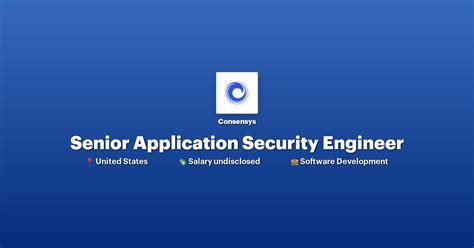 senior application security engineer at consensys