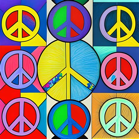 Colorful Pictures Of Peace Signs