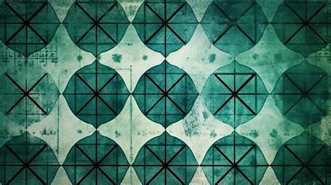 Seamless Geometric Shape Pattern With Stamp Like Texture Background Pattern Fashion Pattern