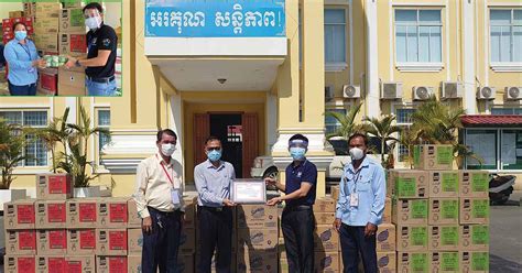 ក្រុមហ៊ុនយូនីលឹវើ បន្តជួយឧបត្ថម្ភផលិតផលរបស់ខ្លួនឆ្លើយតបទៅនឹងជំងឺកូវីដ ១៩នៅកម្ពុជា Knongsrok