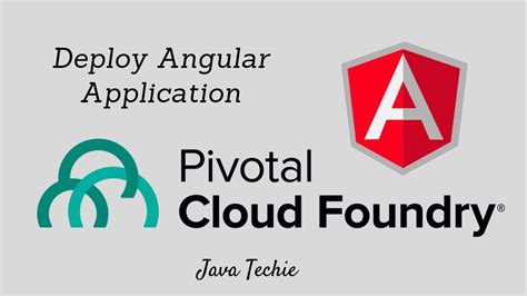 Pcf Deploy An Angular Application To Pivotal Cloud Foundry Java