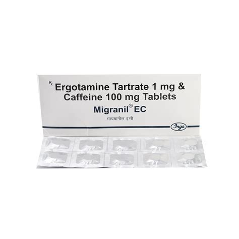 Migranil Ec Strip Of 10 Tablets Health And Personal Care