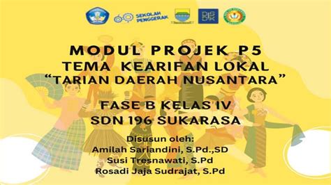 Modul Projek Modul P5 Kearifan Lokal Menampilkan Tarian Daerah