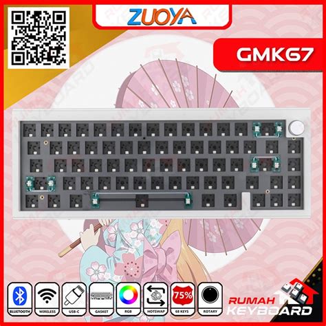 MECHANICAL KEYBOARD GMK67 65 67 KEYS 3 MODE GASKET SOUTH Rumah Keyboard