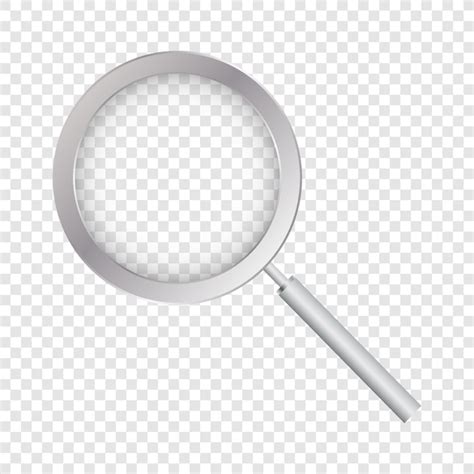 Premium Vector Magnifying Glass With Gradient Mesh Isolated On