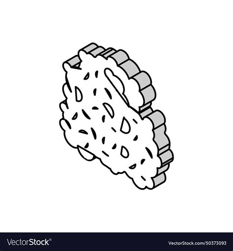 Paper Pulp Isometric Icon Royalty Free Vector Image