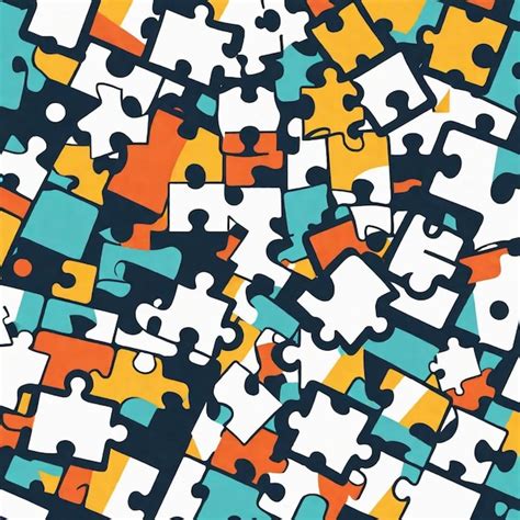 Premium Photo Problem Solving Concept With Multiple Puzzle Pieces