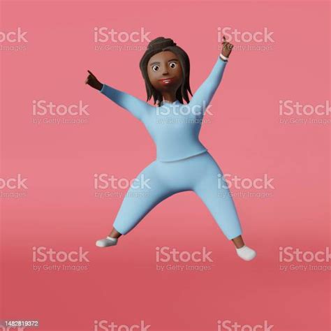 실행 아프리카 계 미국인 신체 긍정적 인 여성 3d 렌더링 캐릭터 다인종 플러스 크기 다양한 과체중 소녀 스포츠 아이에 대한 스톡 사진 및 기타 이미지 Istock