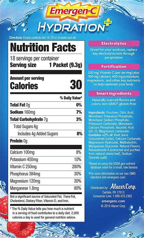 Emergen C Hydration Packets At Michiko Durbin Blog