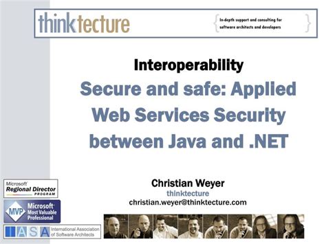 Ppt Interoperability Secure And Safe Applied Web Services Security Between Java And Net