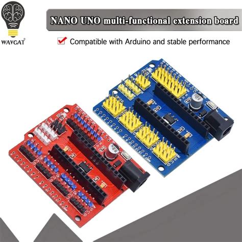 Nano And Uno Multi Purpose Expansion Board Atmega328 Learning Board For Arduino Nano 30 Wavgat
