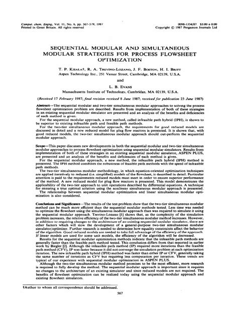 sequential modular and simultaneous modular strategies pdf