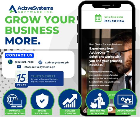 Grow Your Business More 15 Years Trusted Expert Activesystems Software Inc Medium