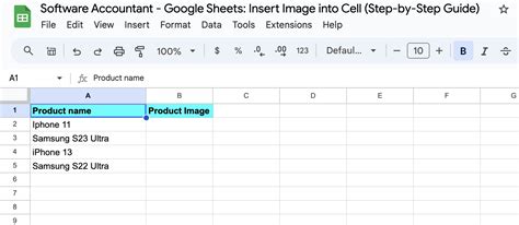 Google Sheets Insert Image Into Cell Step By Step Guide