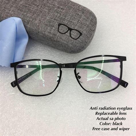 Anti Radiation Eyeglassmetal Framereplaceable Lenshigh Qualityfree
