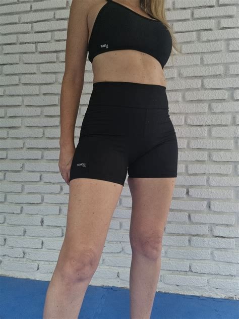Calza Corta Micro Corta Negra Negro Lemur Fit