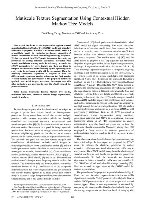 pdf mutiscale texture segmentation using contextual hidden markov tree models