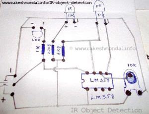 IR Object Detection Circuit IR LED And Photodiode Module