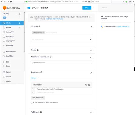 How To Make A While Loop By Dialogflow Intents Stack Overflow