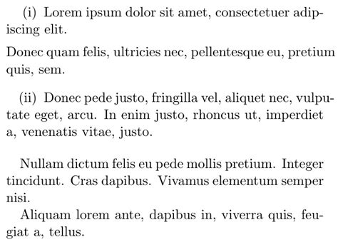 Indentation List Remove The Indent At The Beginning Of Subsequent