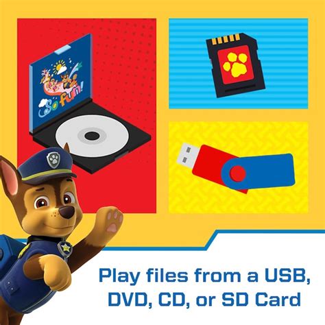 Paw Patrol 800 X 480 Dvd Player Blue Nkpdvd700ch At