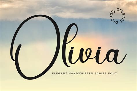 Olivia Font By Balak Bendol · Creative Fabrica