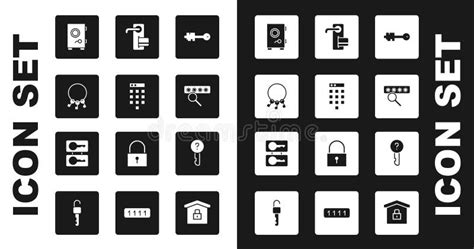 Set Old Key Password Protection Bunch Of Keys Safe Digital Door Lock Undefined And Casting