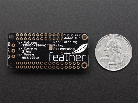 New Products Adafruit Non Latching Mini Relay Featherwing Adafruit